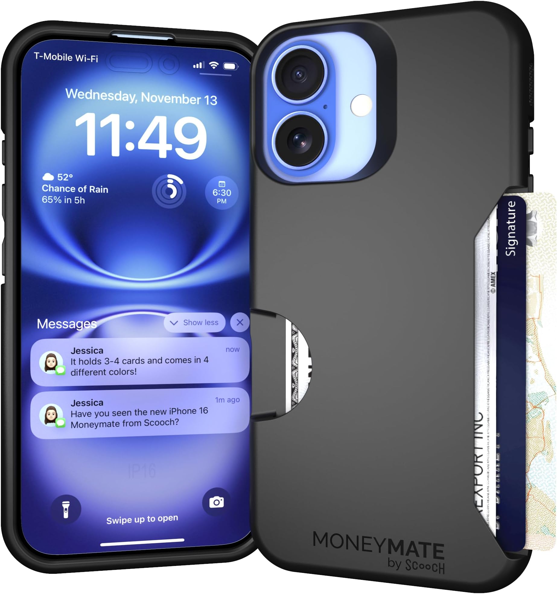 Amazon.com: harusaki iPhone 16 Wallet Case with Hidden Card Slot ...