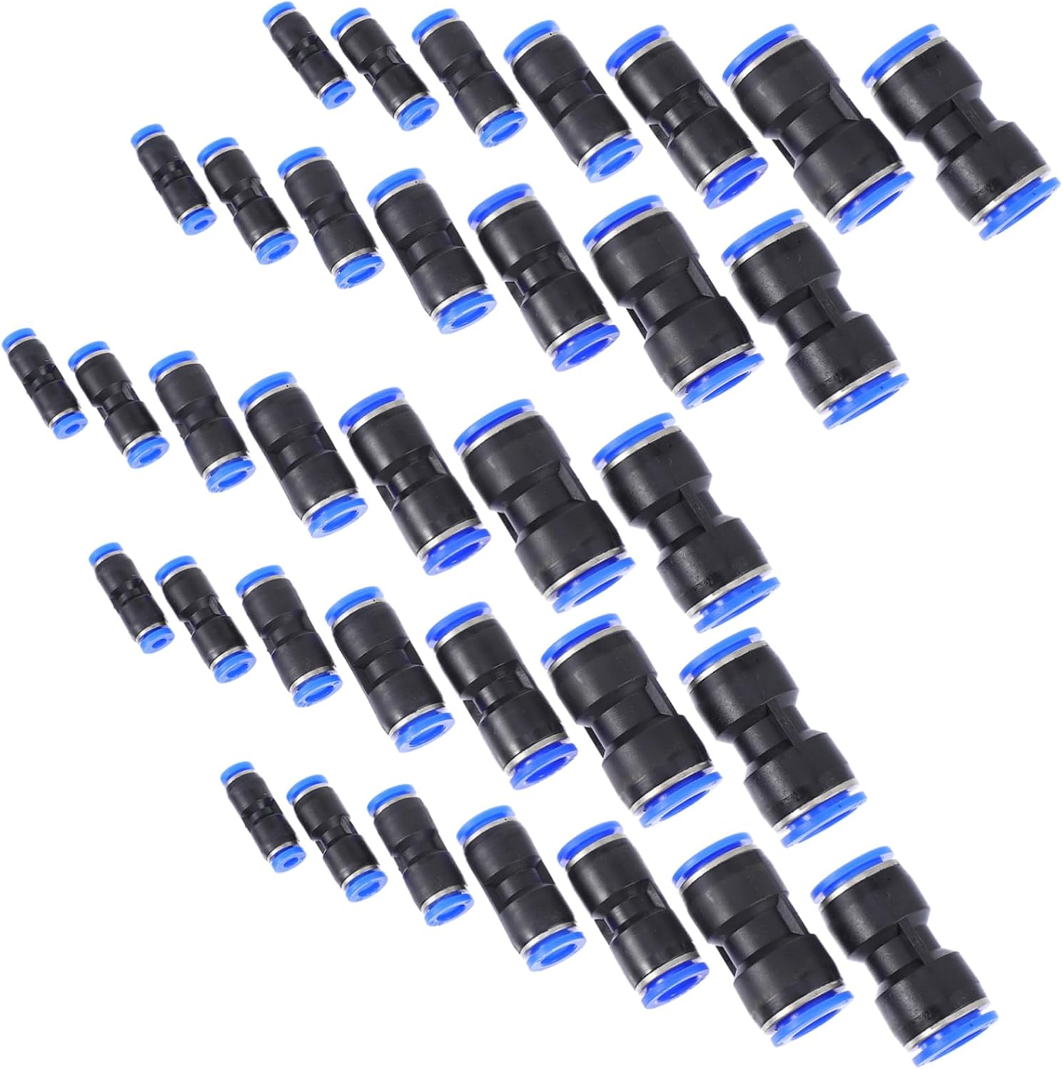 Amazon.com: 35pcs Straight-through Quick Connector Sma Connectors Pipe ...