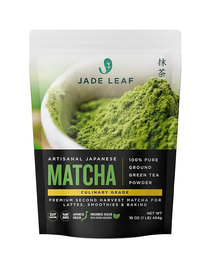 Amazon.com: Jade Leaf Matcha Artisanal Matcha Green Tea Powder ...