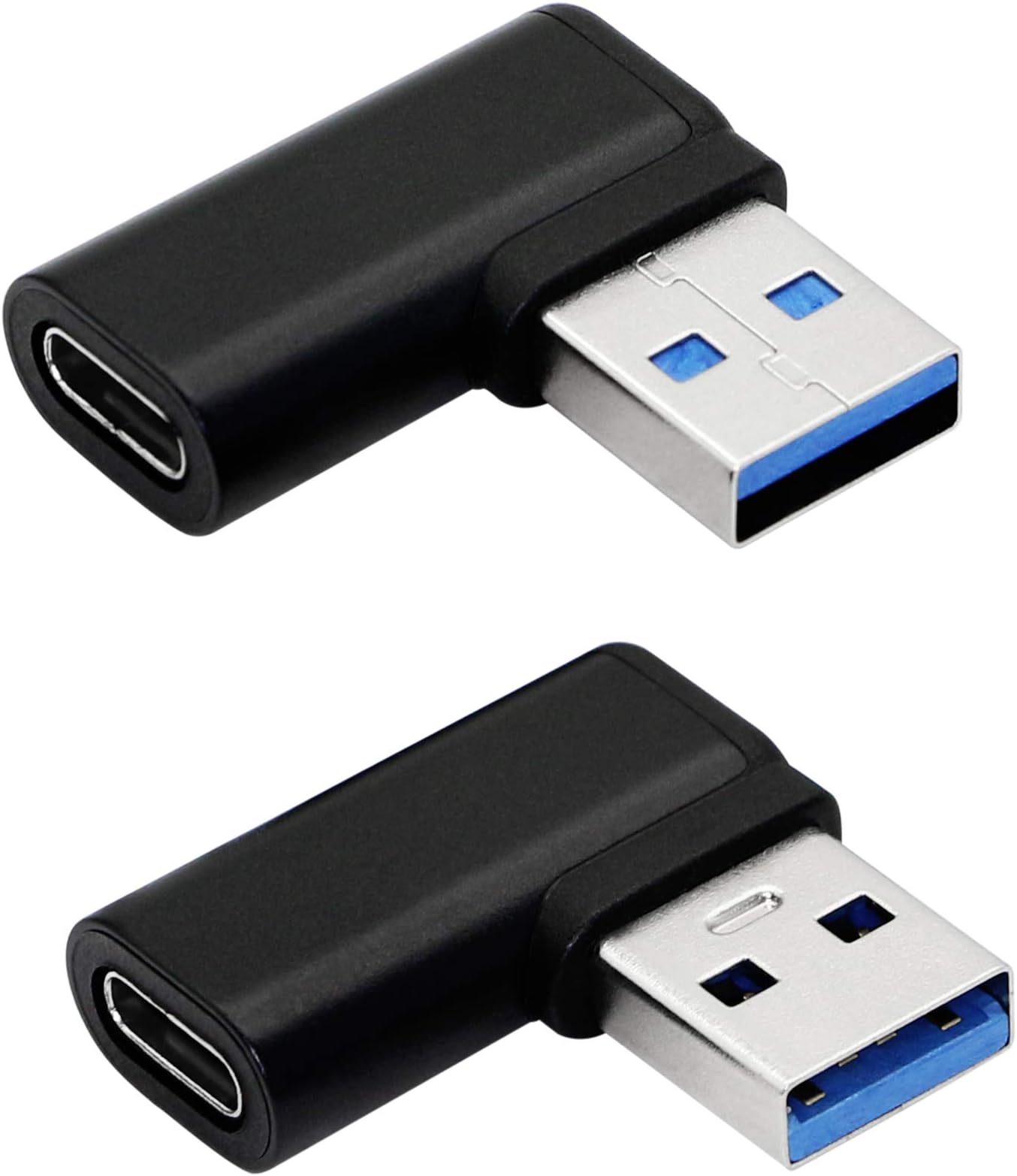 Amazon.com: AreMe 90 Degree USB 3.1 Adapter 2 Pack, Left and Right ...