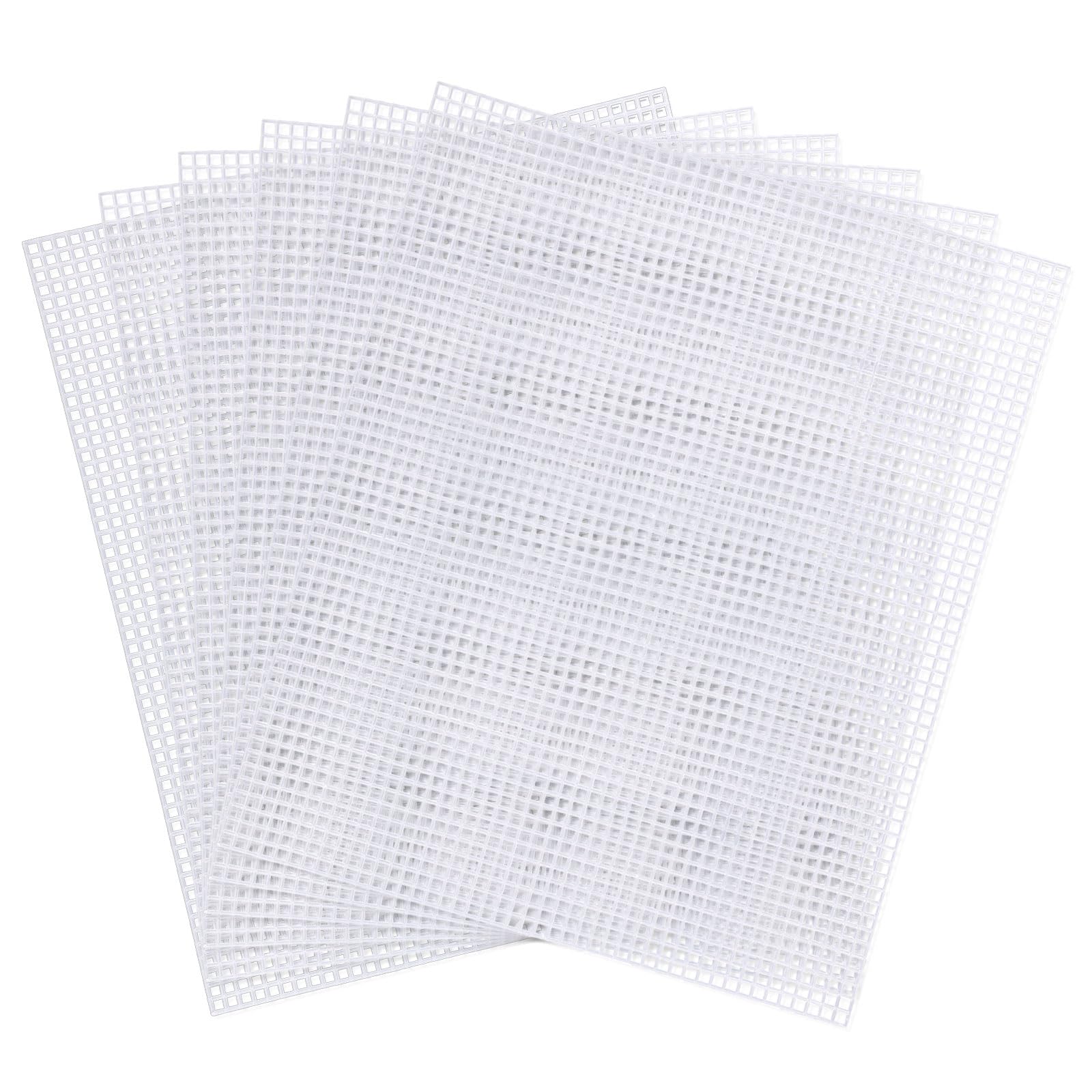 Amazon.com: 6pcs Plastic Mesh Canvas Sheets, 11.02x9.06in 5CT Plastic ...