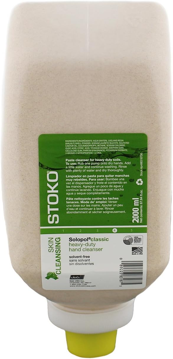 Amazon.com: Stockhausen 2000 ML Softbottle Solopol Hand Cleaner 6 per ...