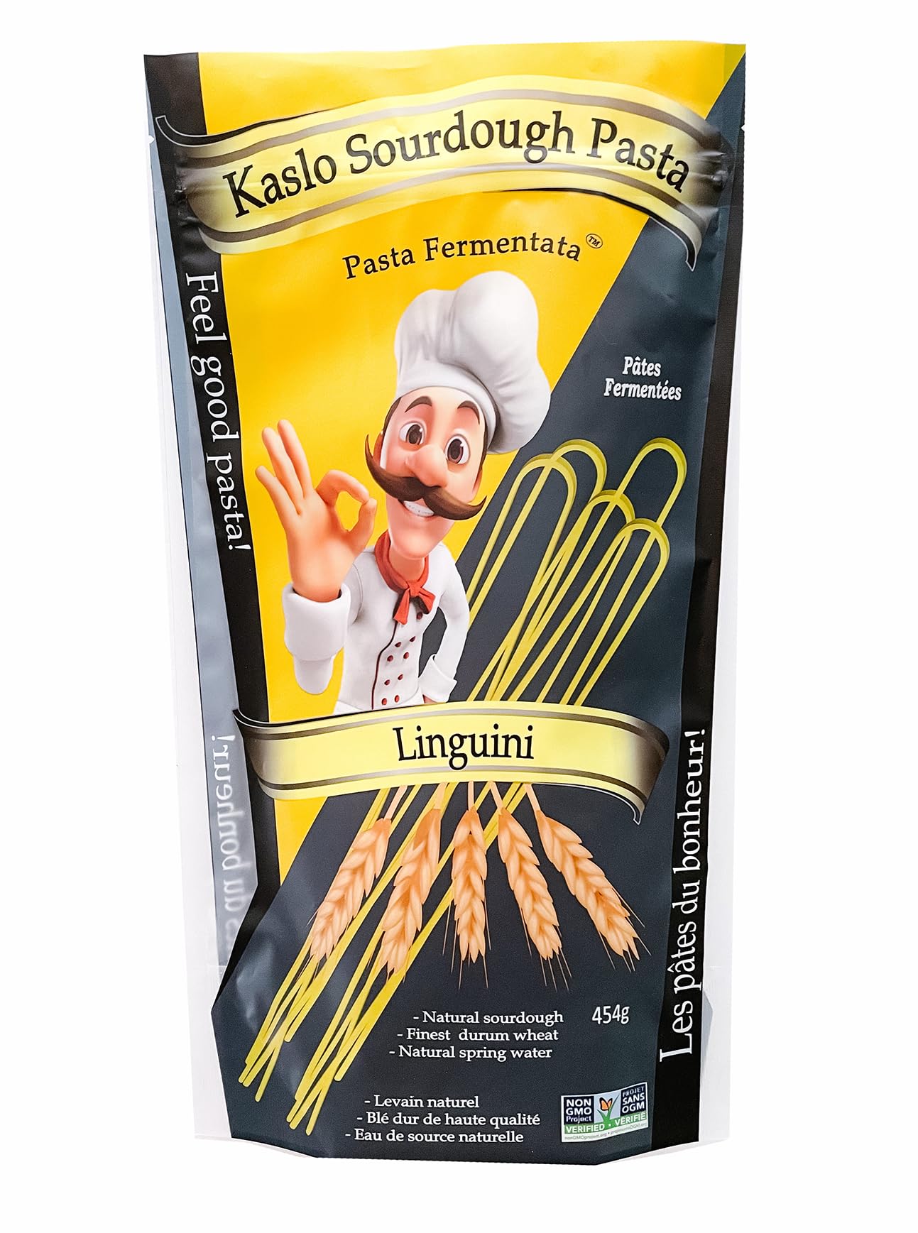 Kaslo Sourdough Pasta, Linguini, Non-GMO, Vegan, Egg-Free, Nut-Free ...