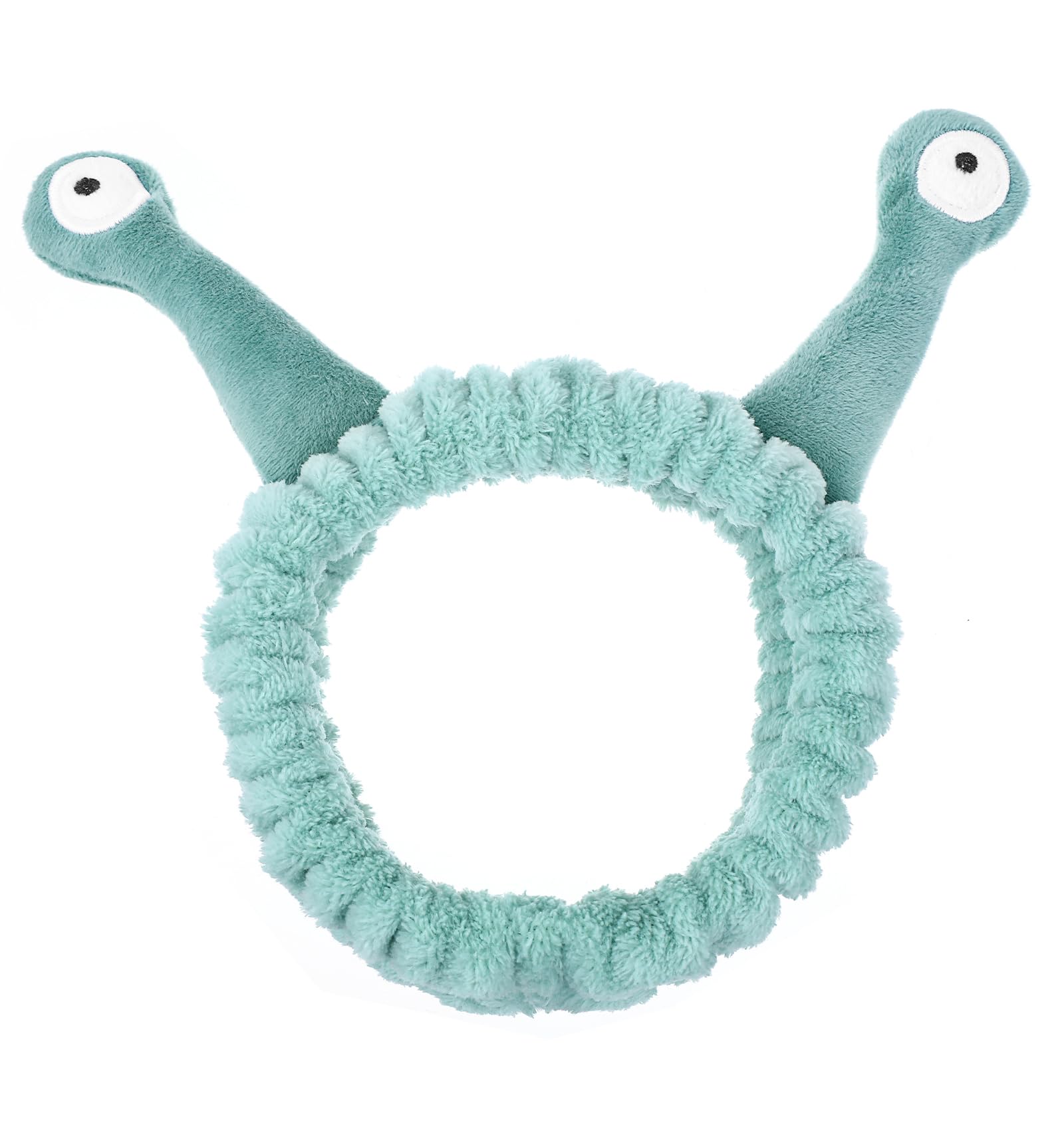 Amazon.com : Snail Headband for Washing Face, Elastic Reusable Makeup ...