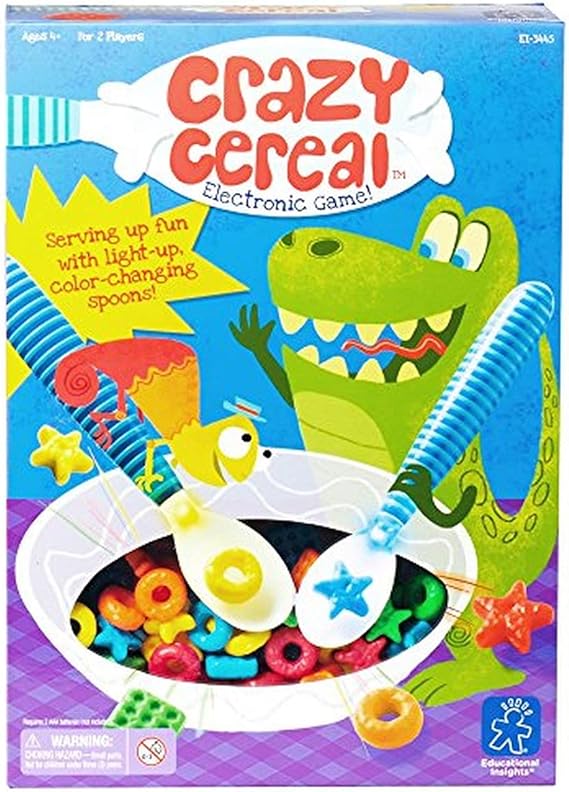 Amazon.com: Educational Insights Crazy Cereal Electronic Game, Practice ...