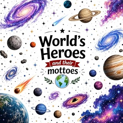World's Heroes and their mottoes: Fun and Cute Coloring Book : Arnaut ...