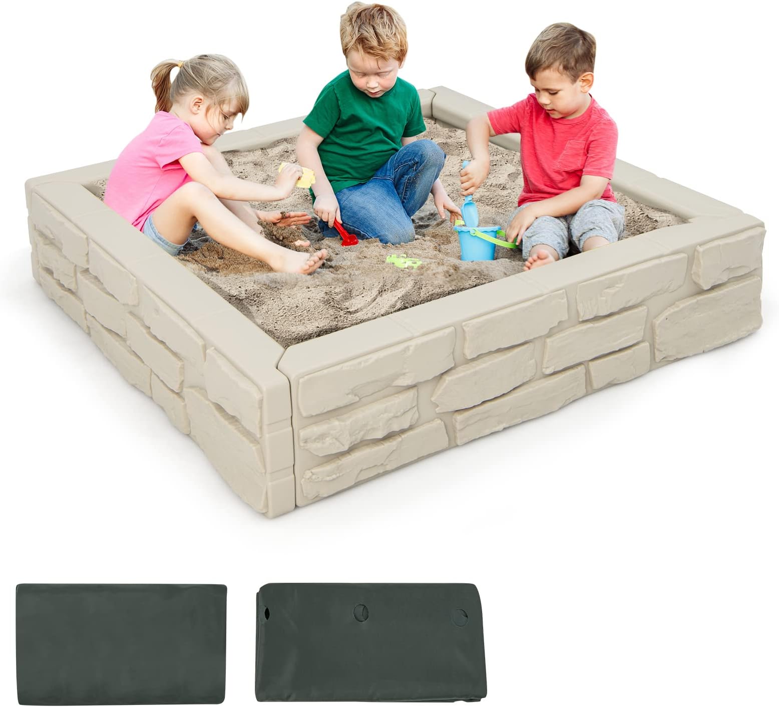 Amazon.com: Step2 Play and Store Sandbox With Cover : Toys & Games