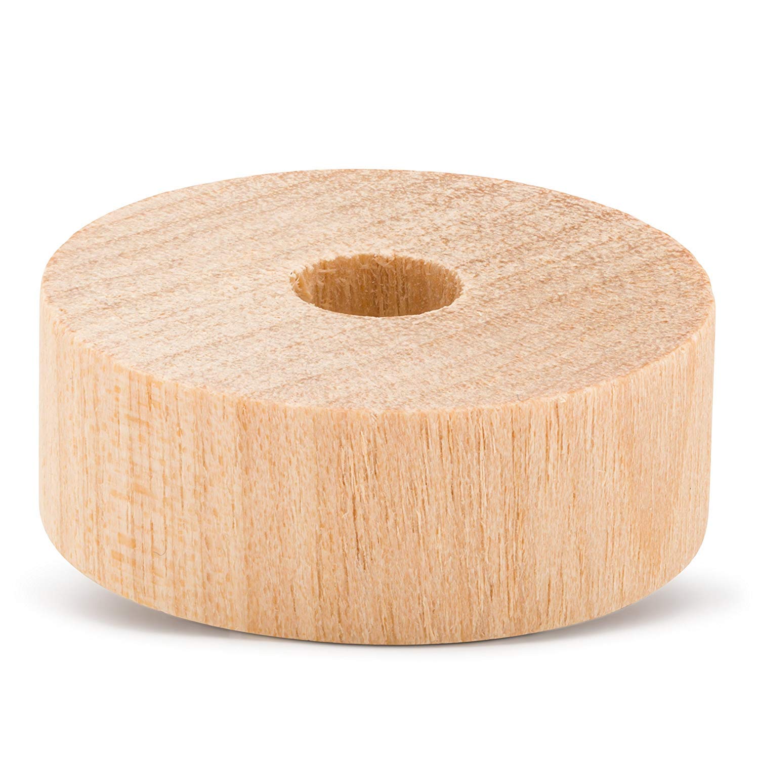 Snapklik.com : 1-inch Diameter Slab Wooden Wheels For Crafts, 1/4-inch ...