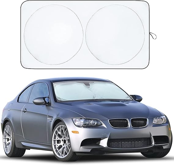 Amazon.com: EcoNour Car Windshield Sun Shade | Reflective Sunshade for ...