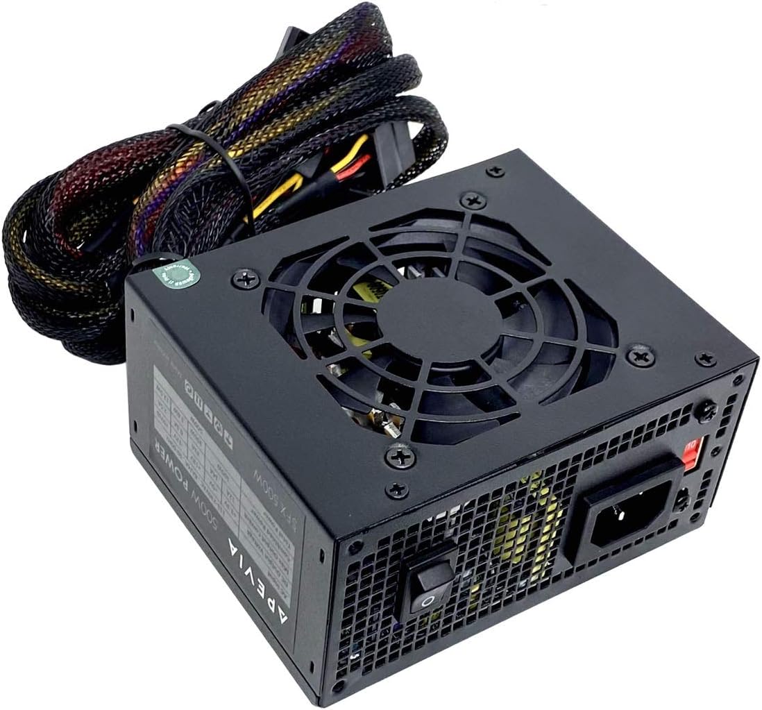 Amazon.com: Apevia SFX-AP500W Mini ITX Solution/Micro ATX/SFX 500W ...