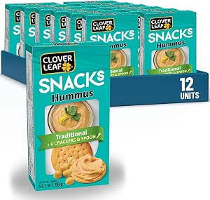 Clover Leaf Hummus Snacks - Nutritious, Convenient, Portable