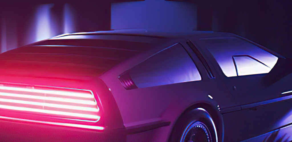 Neon Delorean Wallpaper Dmc Delorean And Tesla Cybertruck Neon Life