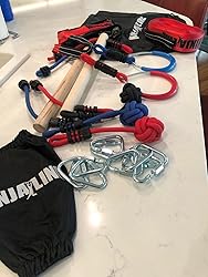 Amazon.com: Slackers Ninjaline - 36' Intro Kit - Includes 7 Hanging ...