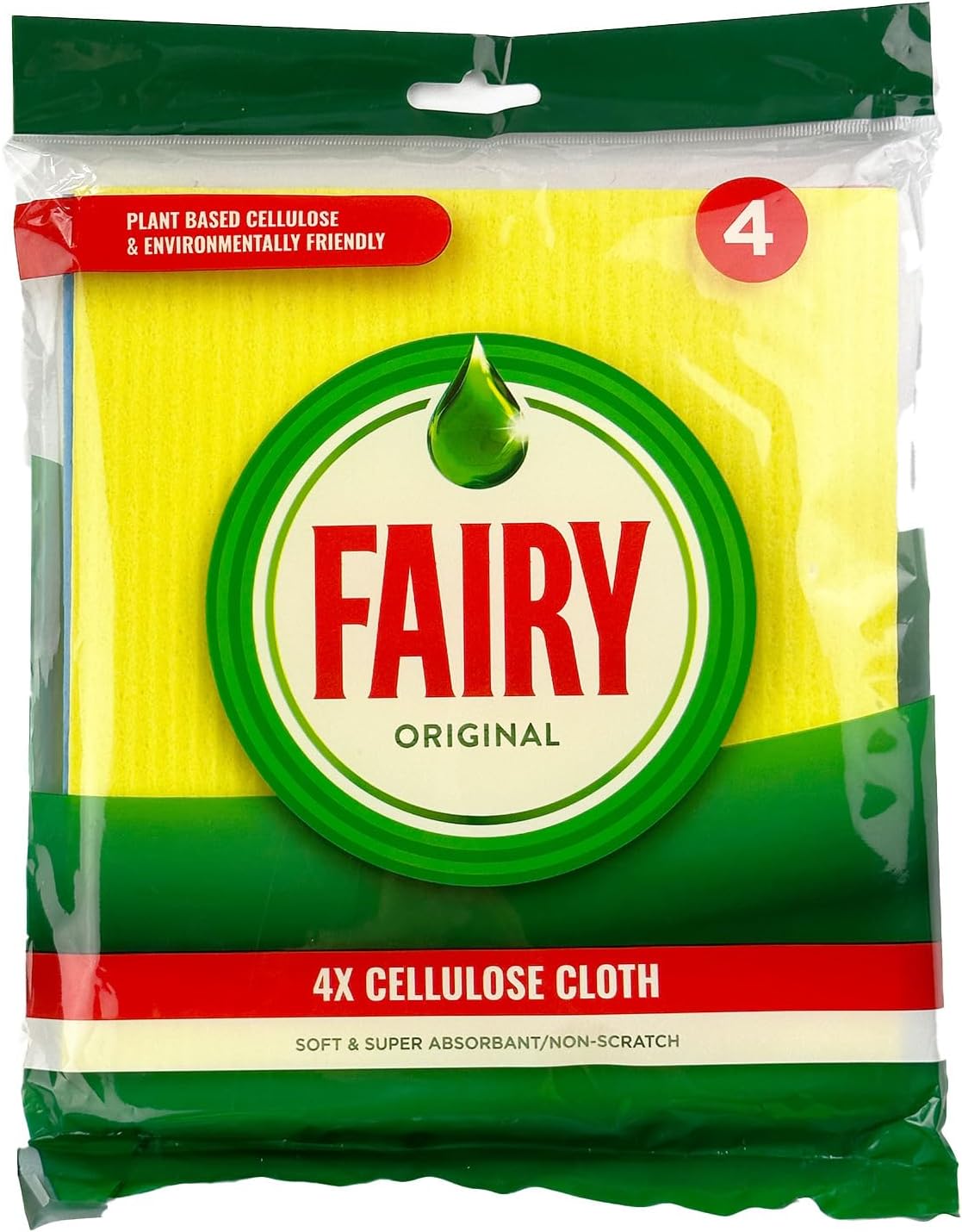 Amazon.com: Fairy 4 Pack Cellulose Cloths : Home & Kitchen