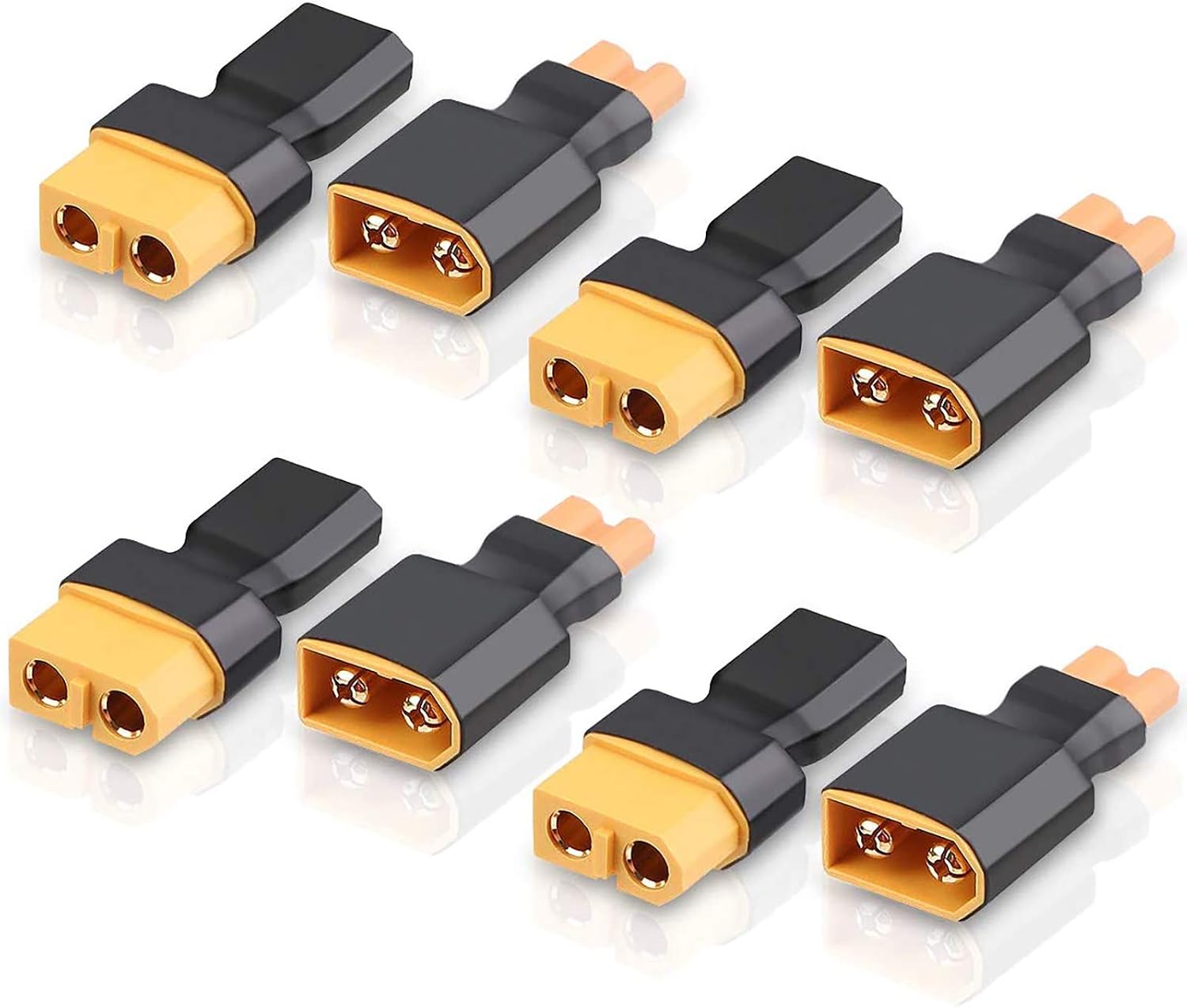 Amazon.com: 8pcs XT60 to XT30 Plug Female Male Adapter Converter for RC ...