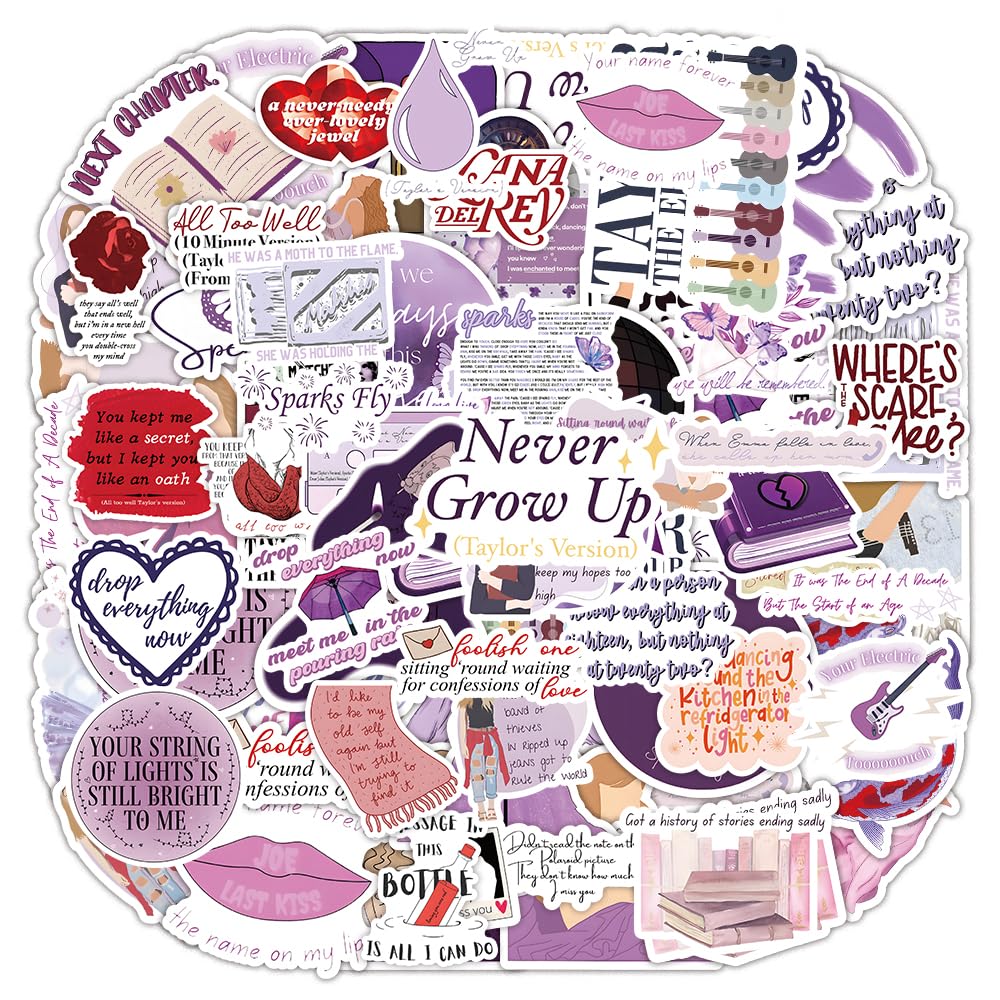 Amazon.com: 100 Popular Singers Rural Folk Waterproof Cool Stickers for ...