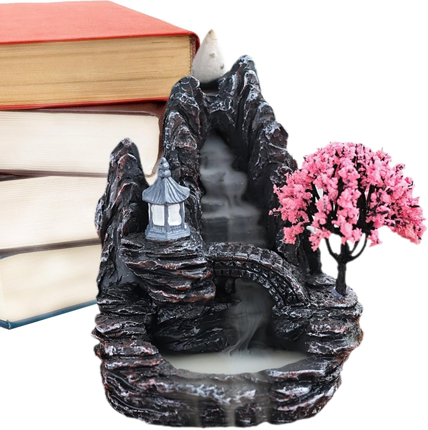 Amazon.com: Incense Waterfall Fountain, 1pack Resin Backflow Incense ...