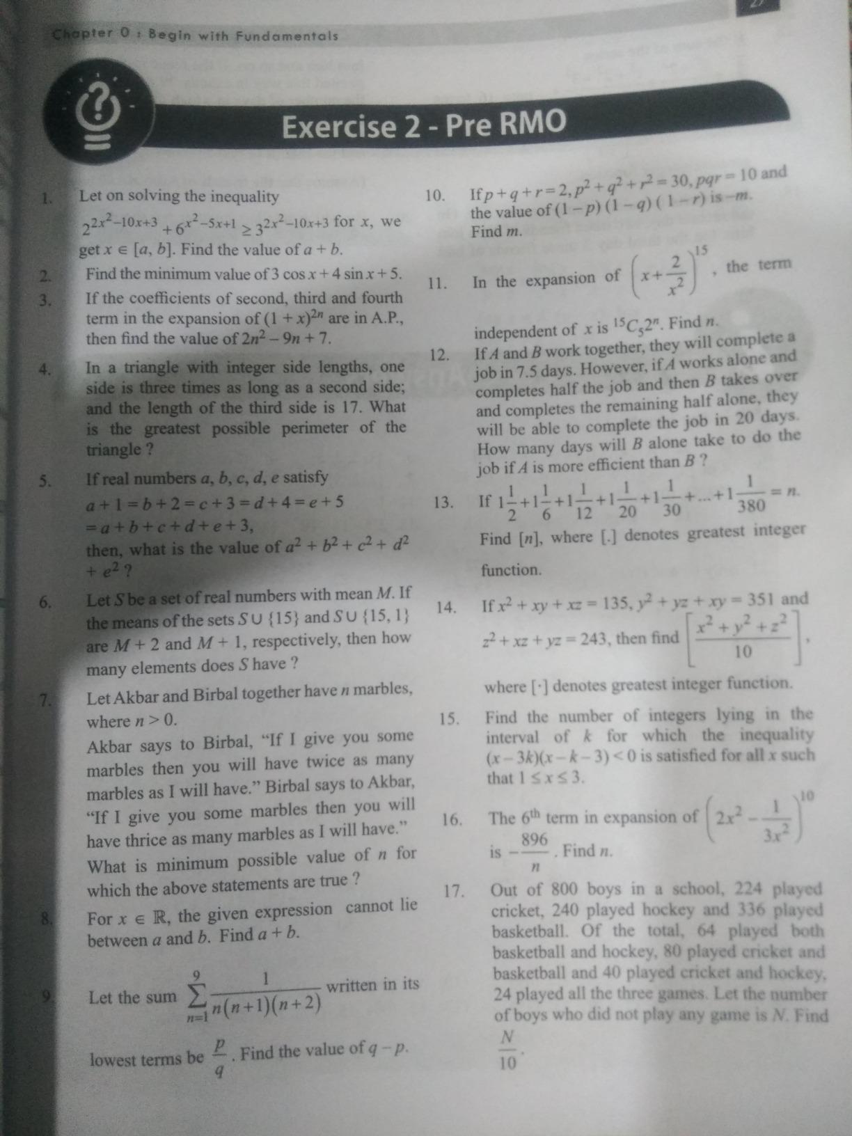 Buy Disha A guide to Mathematics Olympiad for RMO & INMO [Paperback ...