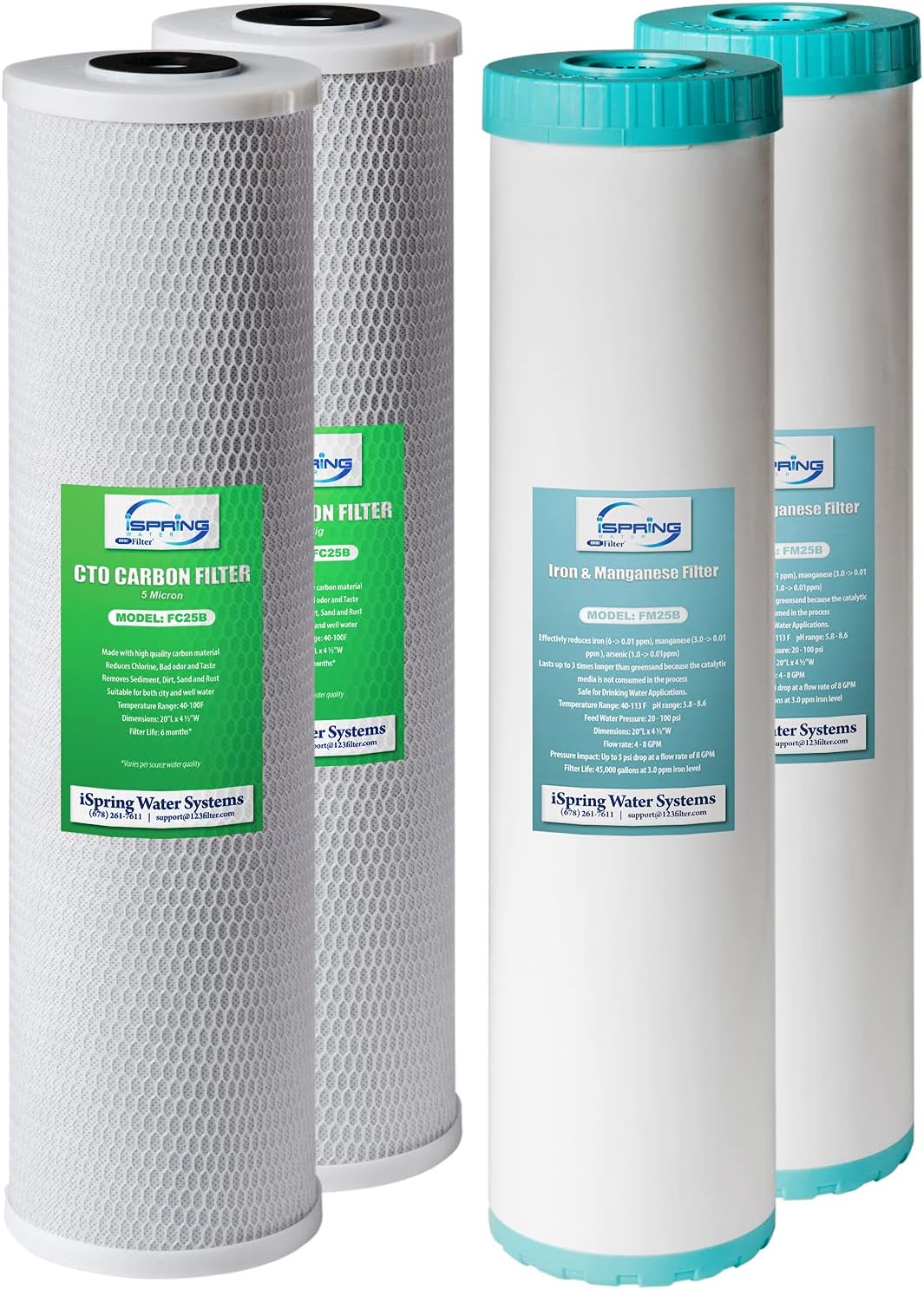 Amazon.com: 20" Standard Blue Iron & LimeScale Reducing Water Filter ...