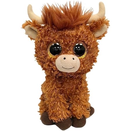 Ty 36659 Angus Highland Cow Beanie Boo : Amazon.co.uk: Toys & Games