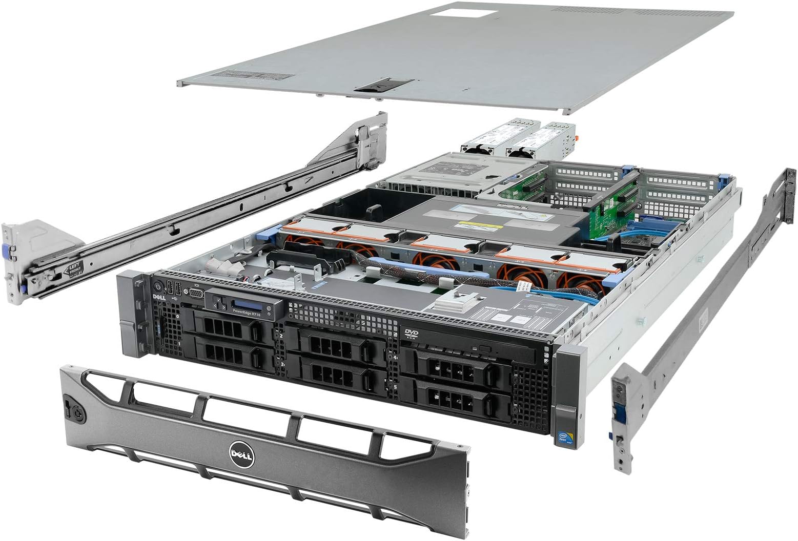 Amazon.com: Dell High-End PowerEdge R710 Server 2x 2.93Ghz X5670 6C ...