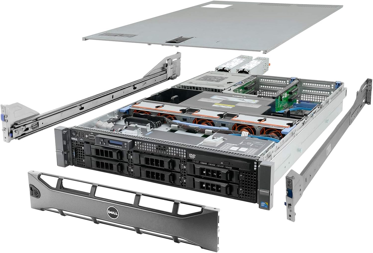 Amazon.com: Dell High-End PowerEdge R710 Server 2x 2.93Ghz X5670 6C ...