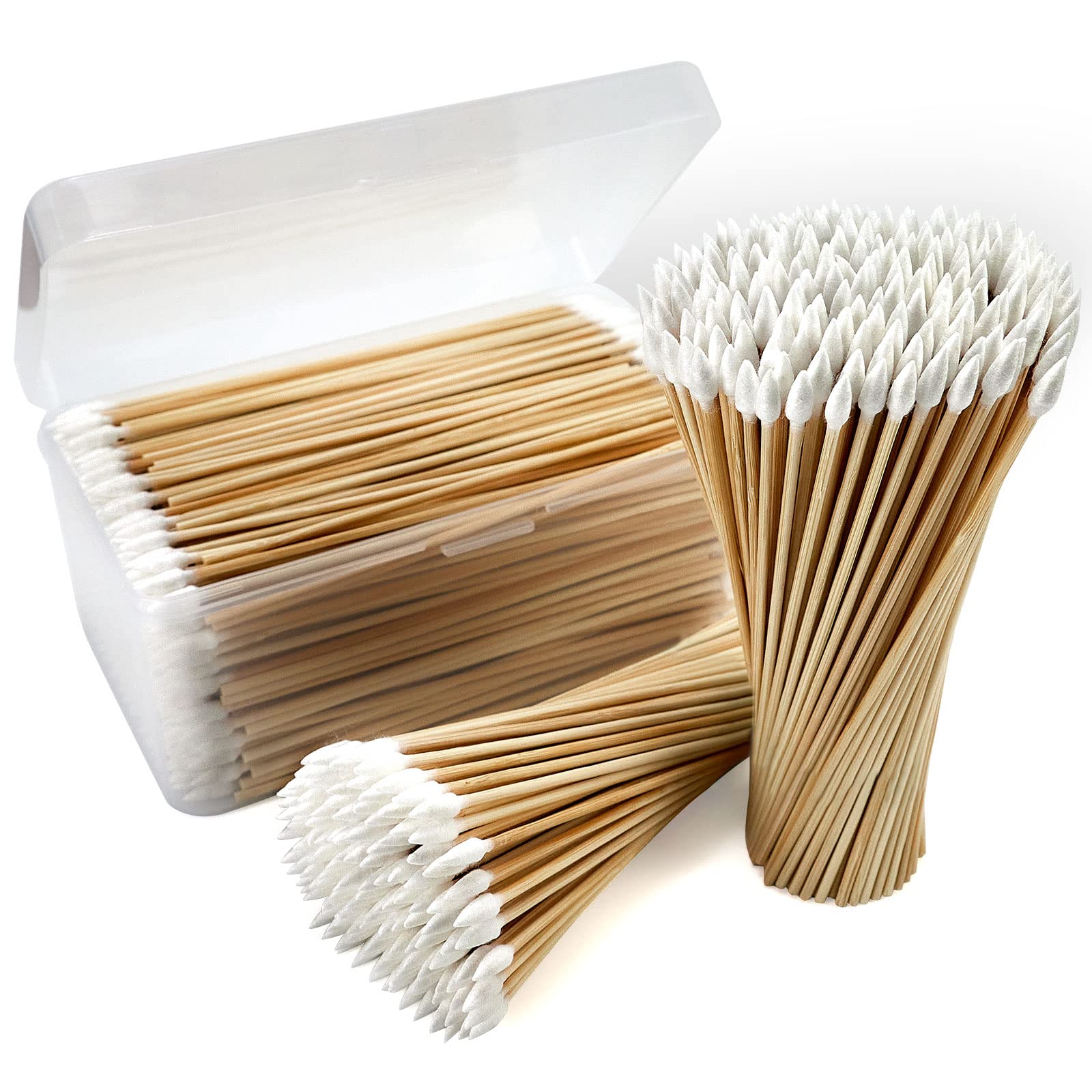 Snapklik.com : 500 Count 6 Inch Precision Pointed Biodegradable Bamboo ...
