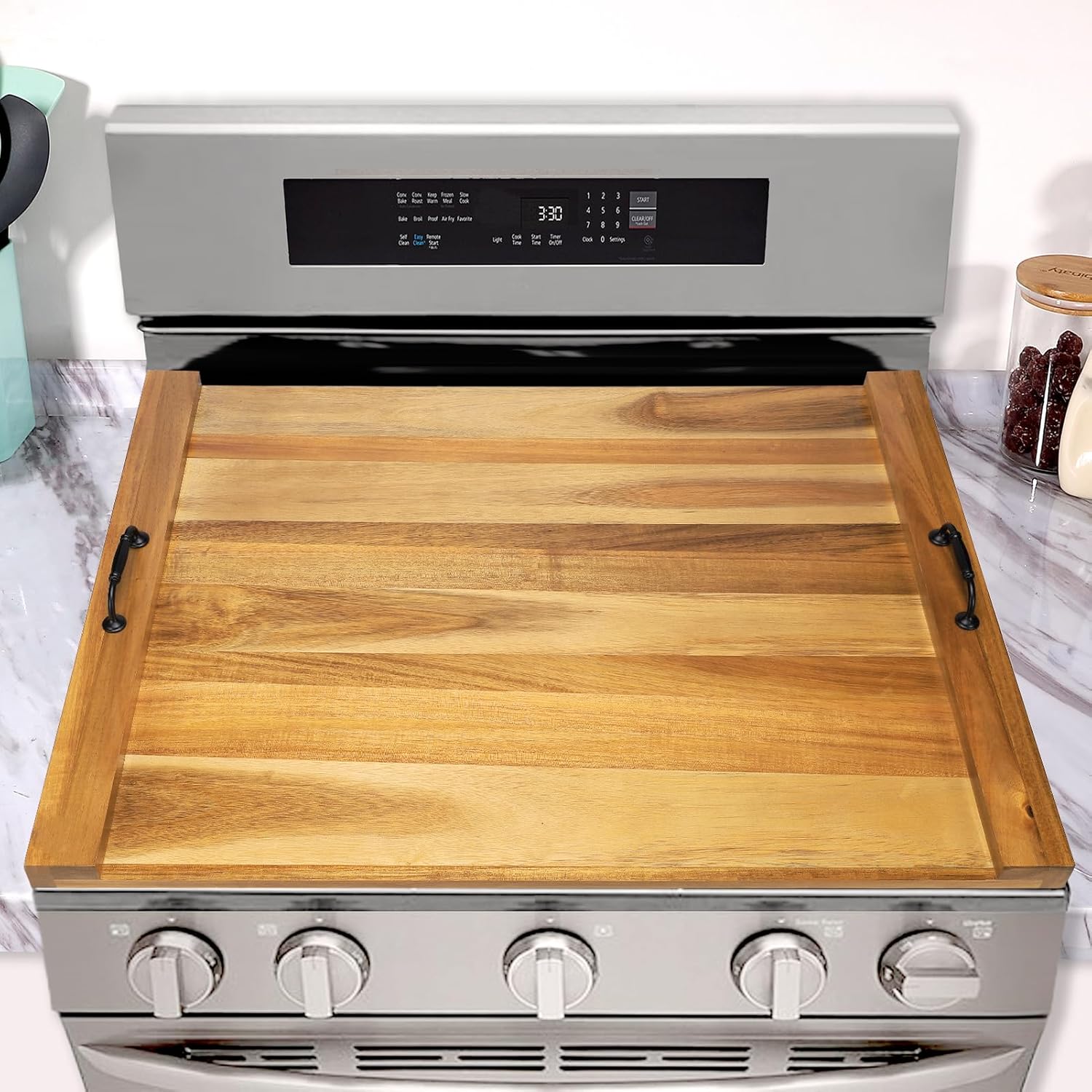 Amazon.com: Wooden Stove Top Cover Board for Gas Burner & Electric ...