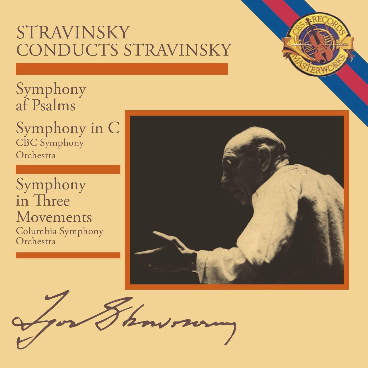 Stravinsky Conducts Stravinsky: Symphony In Three Movements: Amazon.co ...