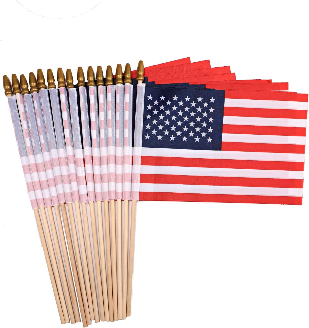 Amazon.com : Small American 5x8 Inch Flags, Mini Ameirican Flags ...