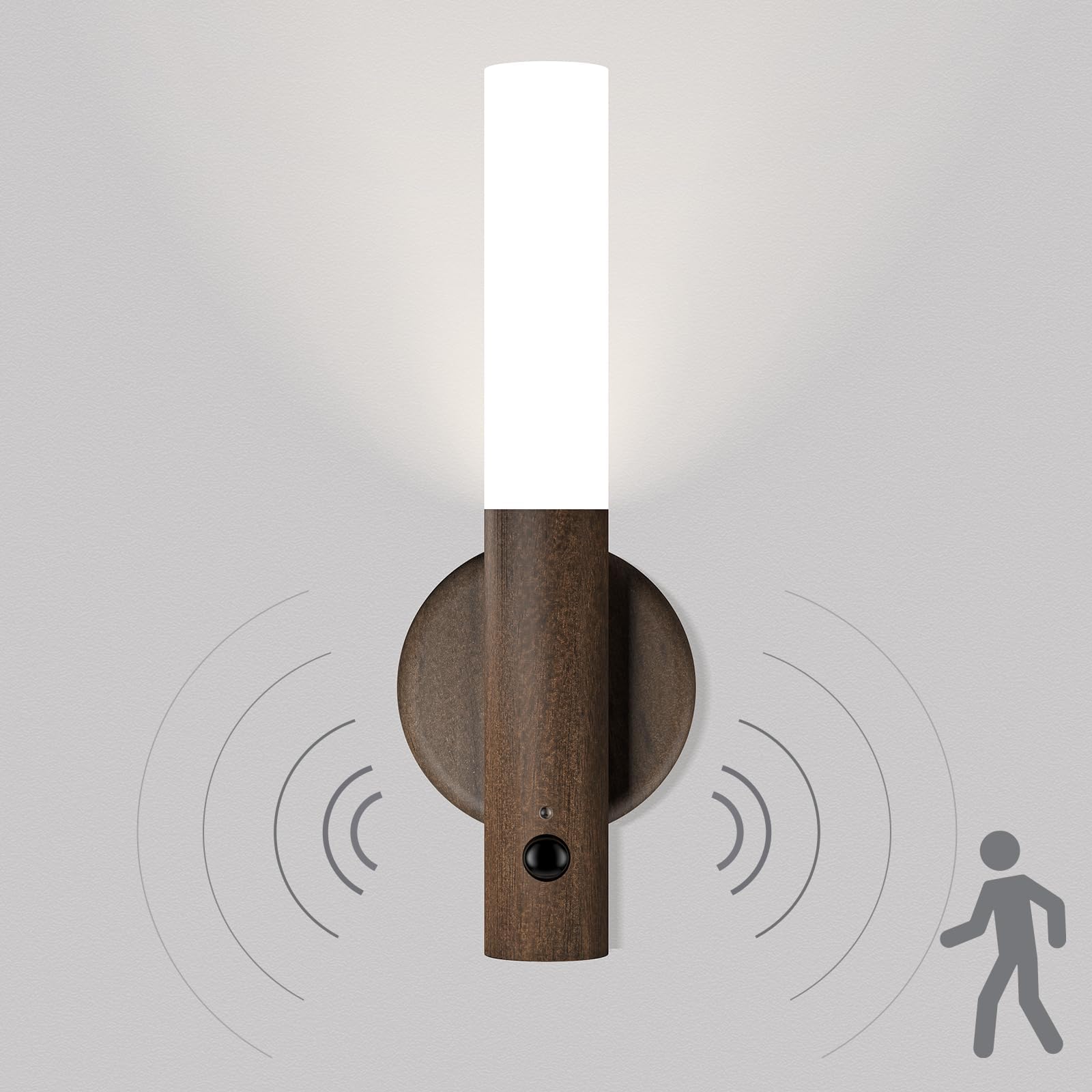 SYMYNELEC Motion Sensor Night Light, Rechargeable Body Sensor Wall ...