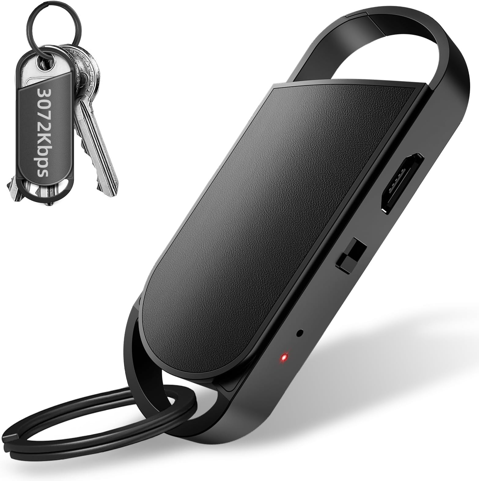 Amazon.com: Heart Pendant Digital Voice Recorder, Mini Noise Reduction ...