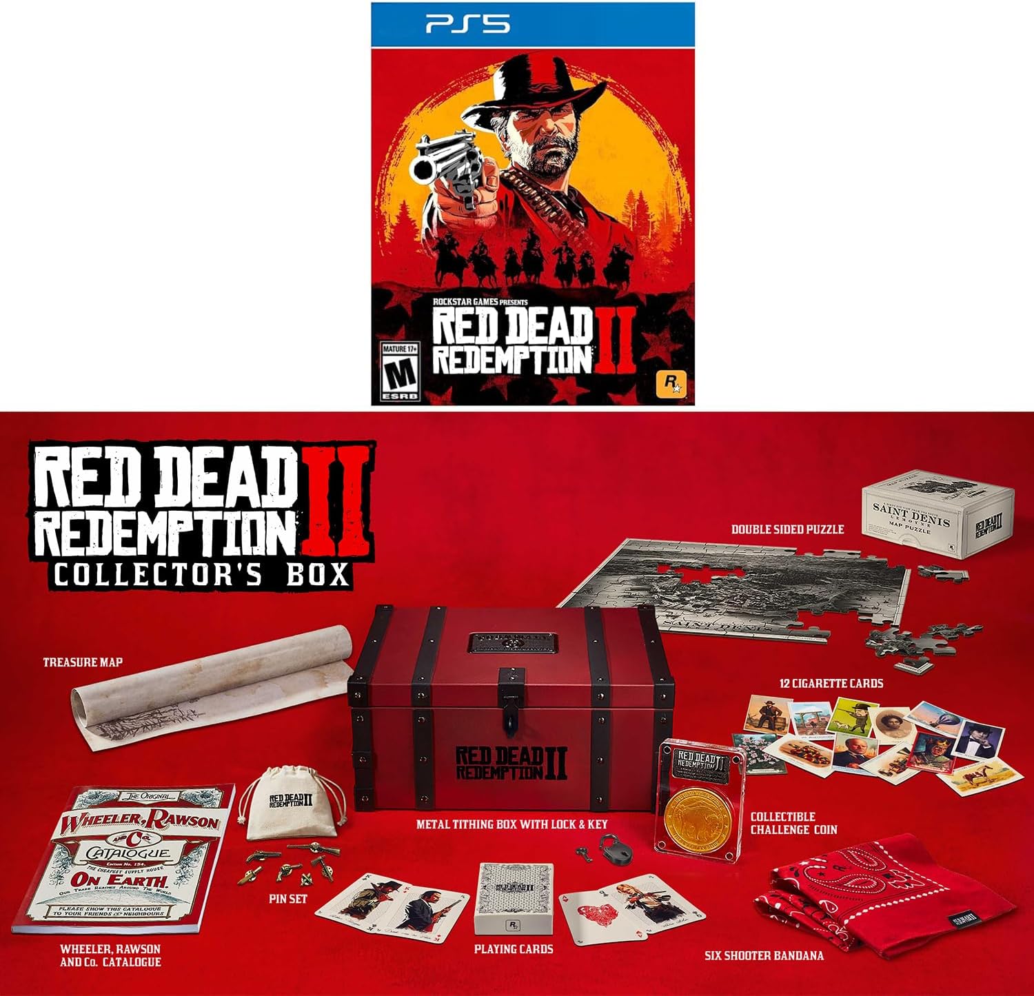 Red Dead Redemption 2 Collectors Box With Game Bundle Ps5 | Desertcart UAE