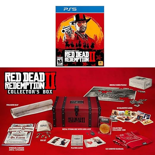Amazon.com: Red Dead Redemption 2 Collector's Box With Game Bundle (PS5 ...