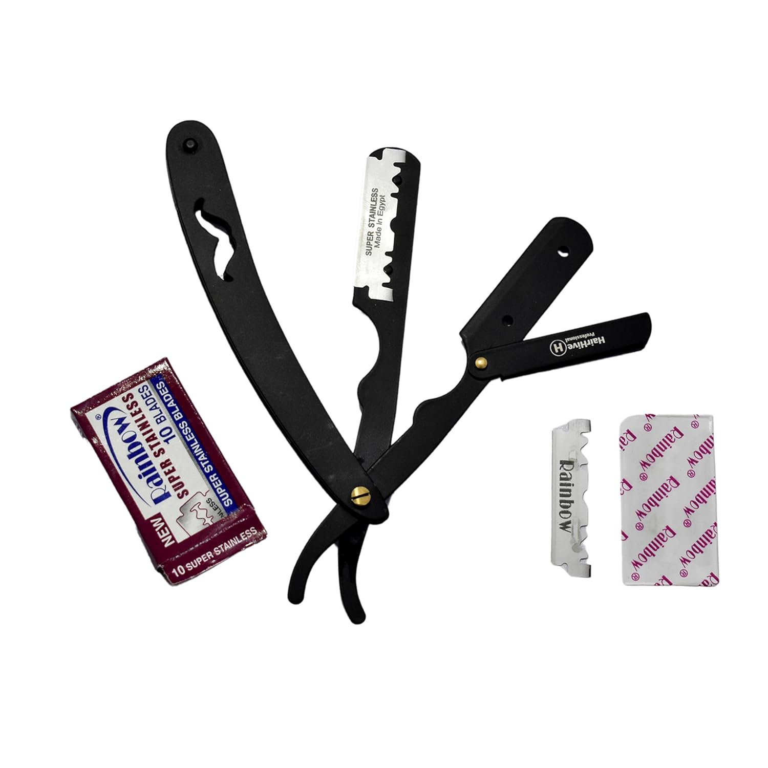 Amazon.com: HairHive Professional Straight Edge Razor Kit – Includes 10 ...