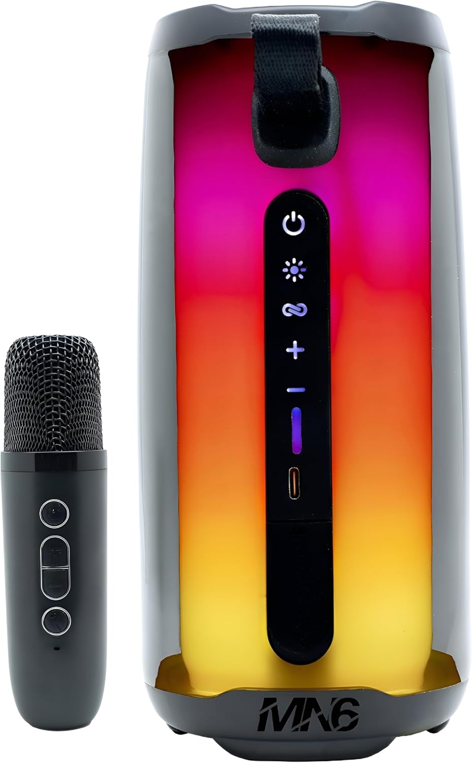 MN6 Pluse 5 Mikrofonlu Bluetooth Hoparlör/Güçlü Bass/Mikrofonlu Ses ...