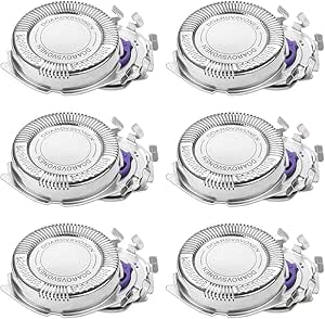 OFFCUP Replacement Shaver Head for Philips, 6pcs HQ8 PT AT Shaving ...