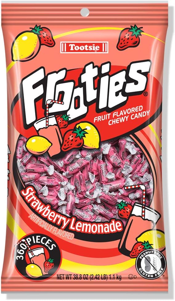 Amazon.com : Sour Cherry Frooties - Tootsie Roll Chewy Candy - 360 ...