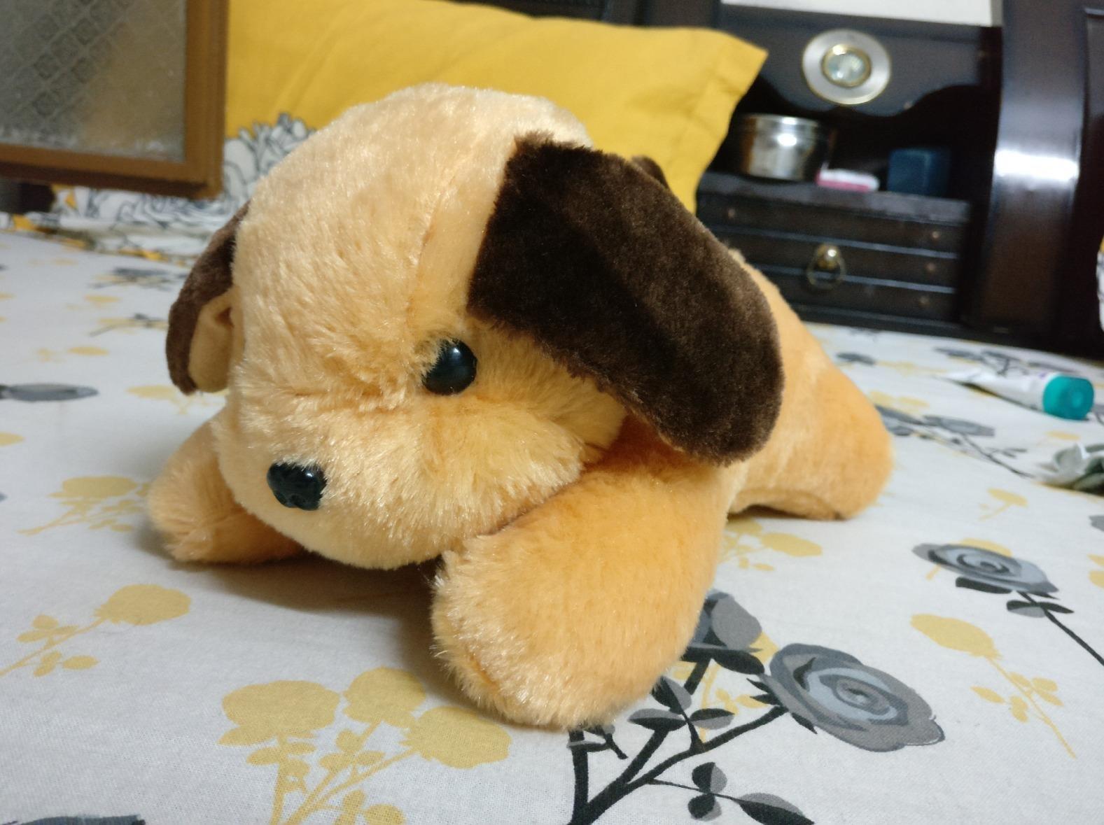 Buy Tickles Dog Stuffed Soft Plush Toy 28 Cm - Brown Online at Low ...