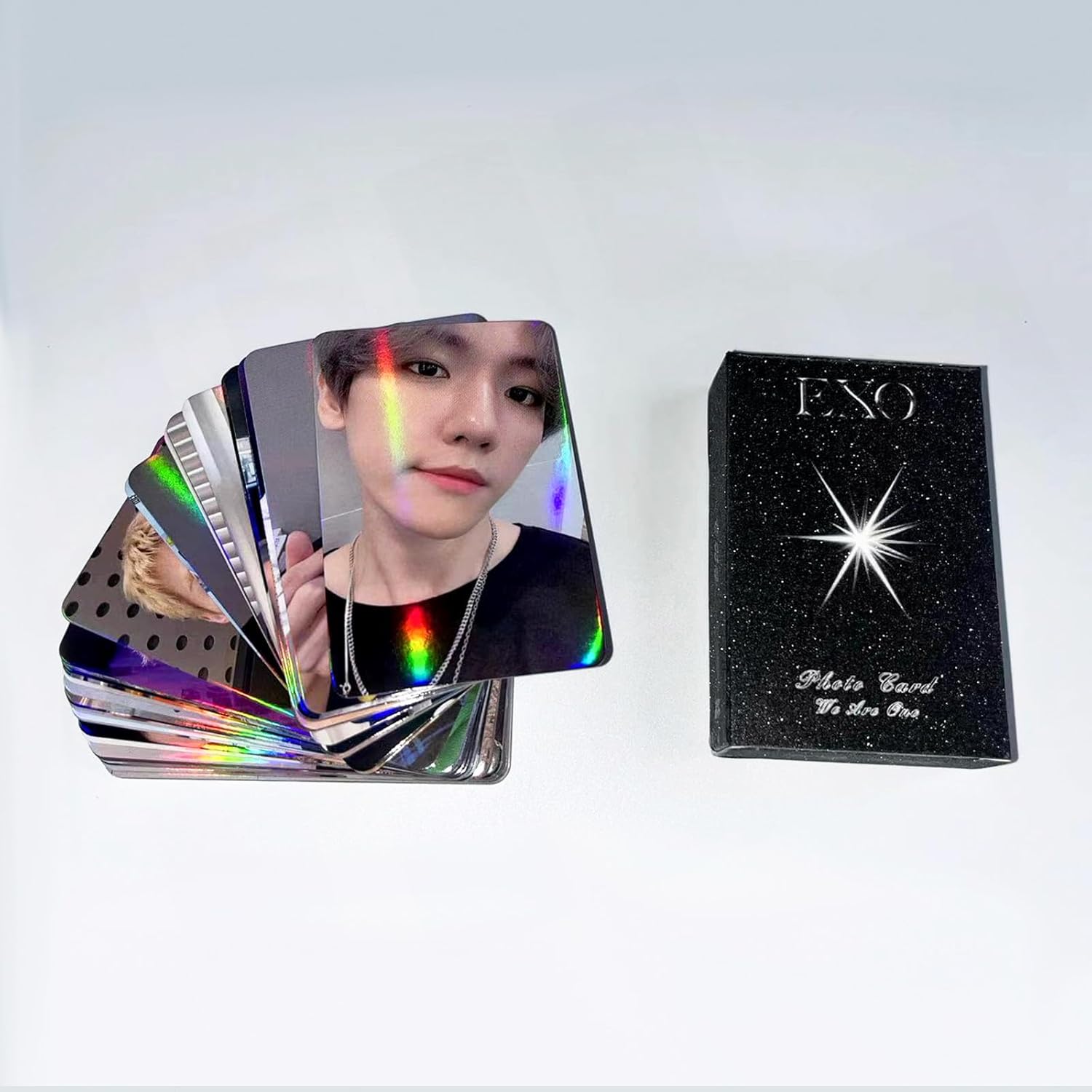 Amazon.com : FOURBOM EXO Photo Cards 50 PCS EXO Postcards EXO Lomo ...