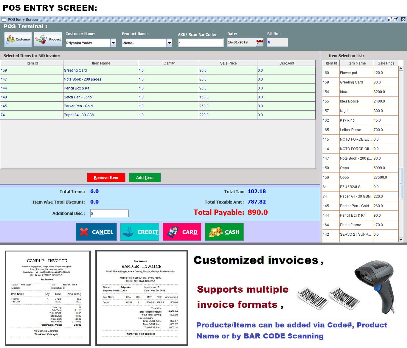 Buy BILL SMART Basic Accounting Billing Inventory & Stock Management ...