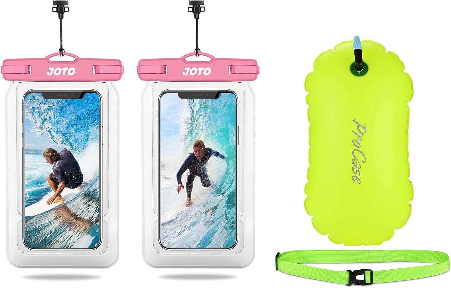 Amazon.com: JOTO Waterproof Phone Case Holder Pouch Bundle with Swim ...