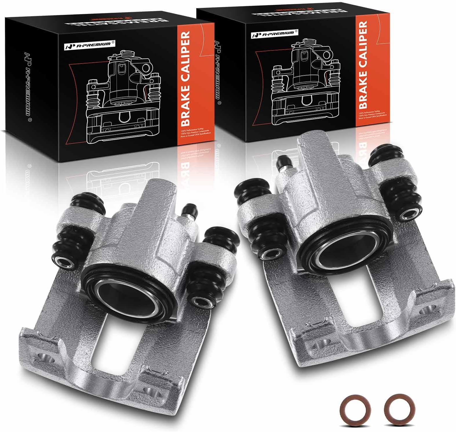 Amazon.com: DRIVESTAR 184604 184605 Left & Right Rear Brake Calipers ...