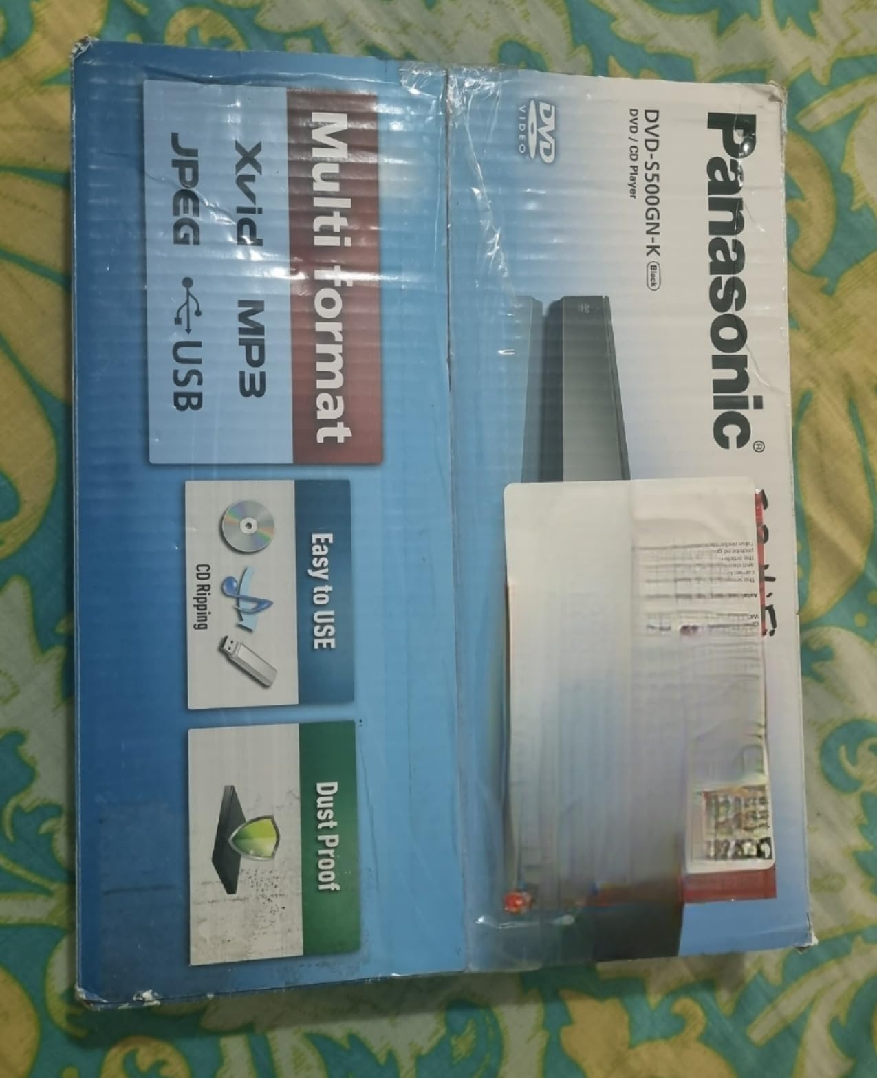 Panasonic DVD Player with Multi-Format Playback and CD Ripping (DVD ...