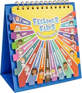 Sesaver Children's Feelings and Emotions Book Fun Feelings Flip Book ...