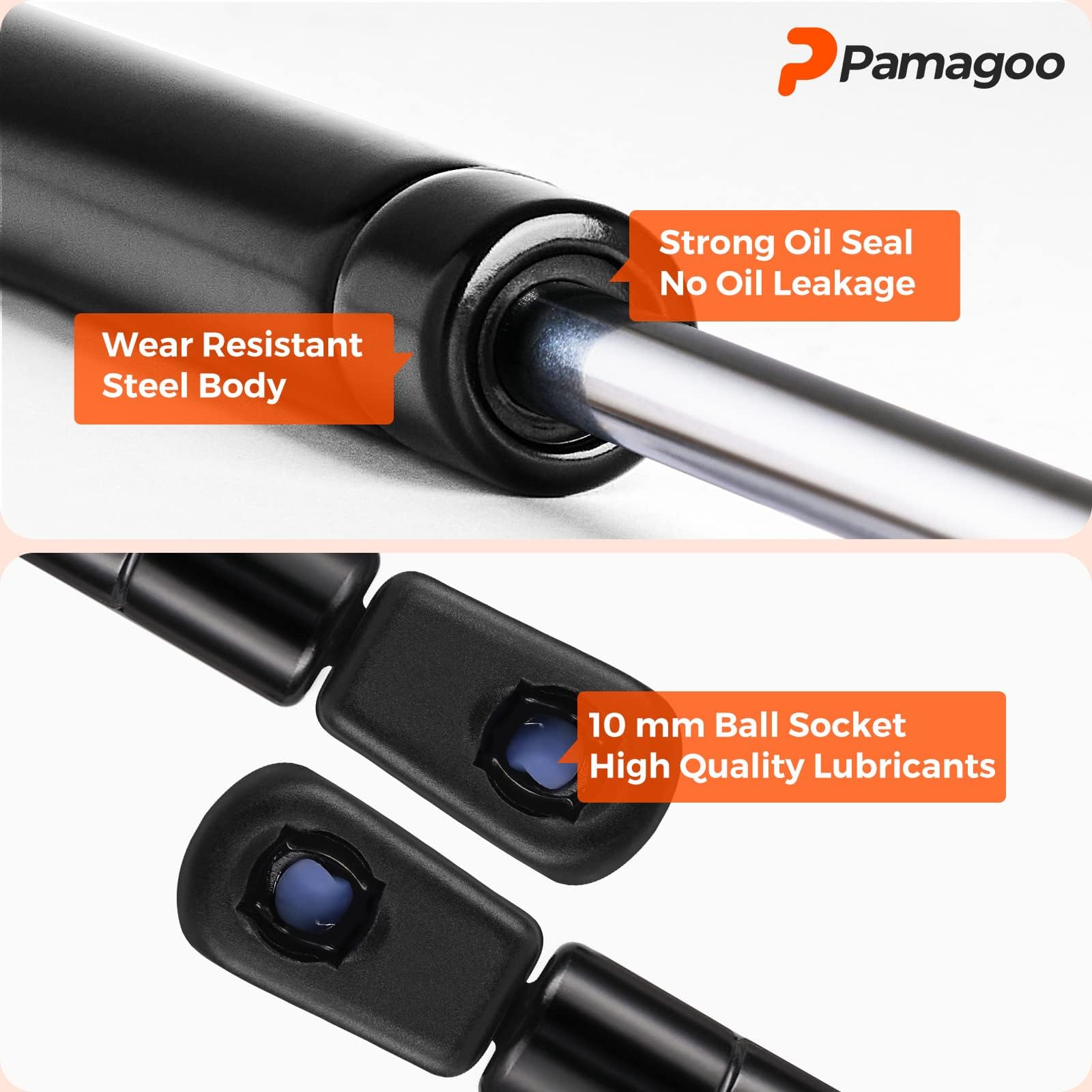 Snapklik.com : PAMAGOO SE075P30 7.5 Inch 30 Lbs 134 N Gas Strut Shock ...