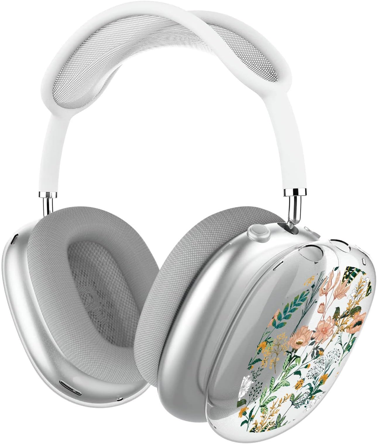 Amazon.com: HIDAHE AirPods Max Case, Soft TPU, Transparent, White ...