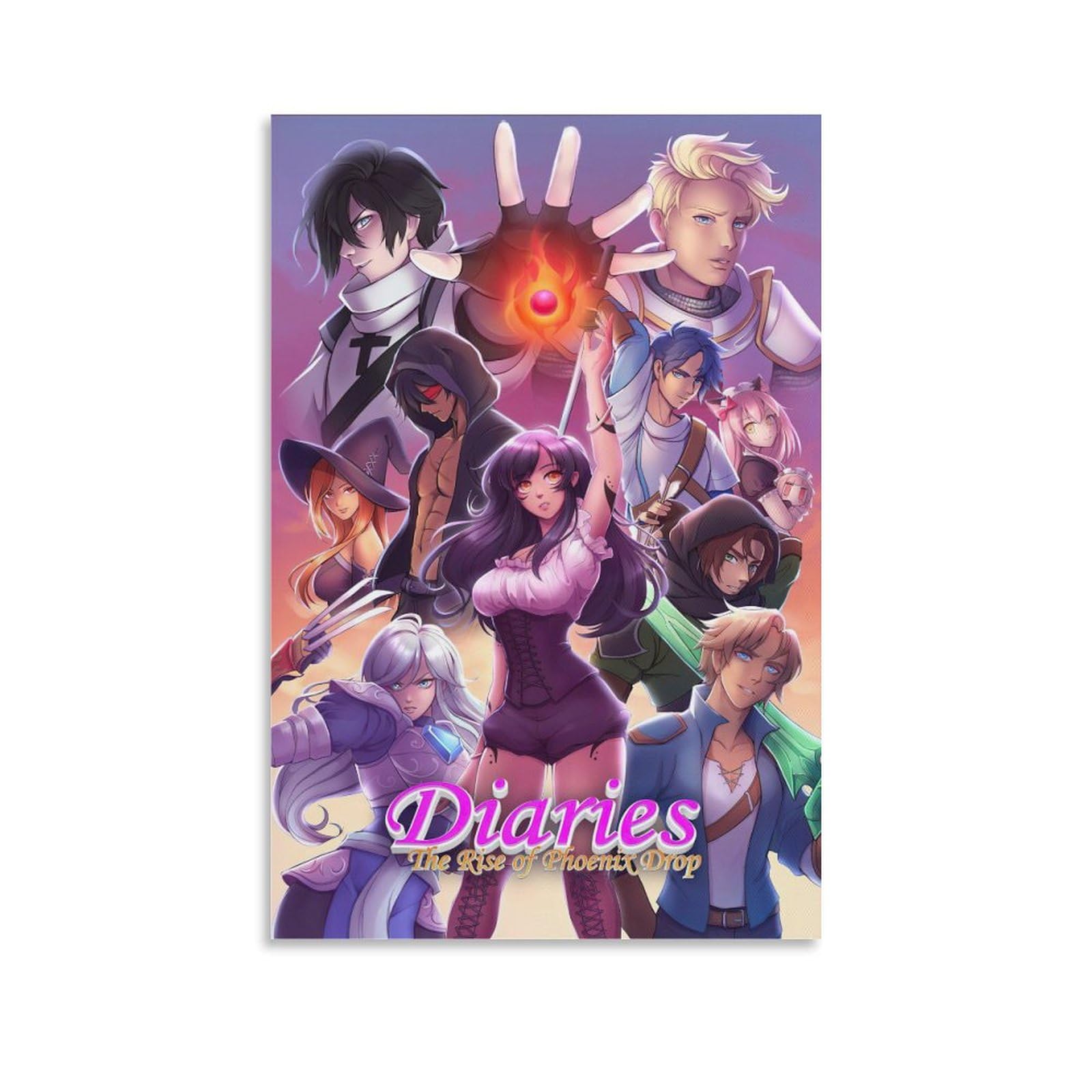 Amazon.com: Anime Aphmau Diaries Canvas Poster Canvas Wall Art Posters ...
