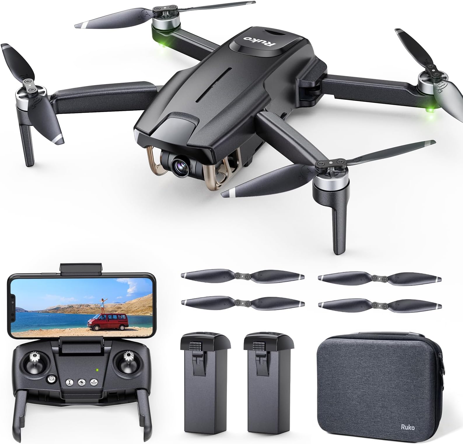 Amazon.com: Potensic ATOM SE GPS Drone with 4K EIS Camera, Under 249g ...