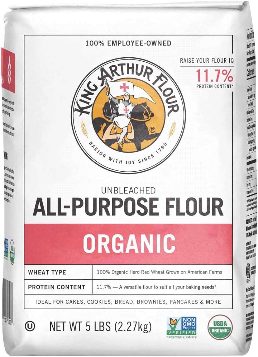 Amazon.com : King Arthur Flour Organic Artisan All Purpose Flour - 5 ...